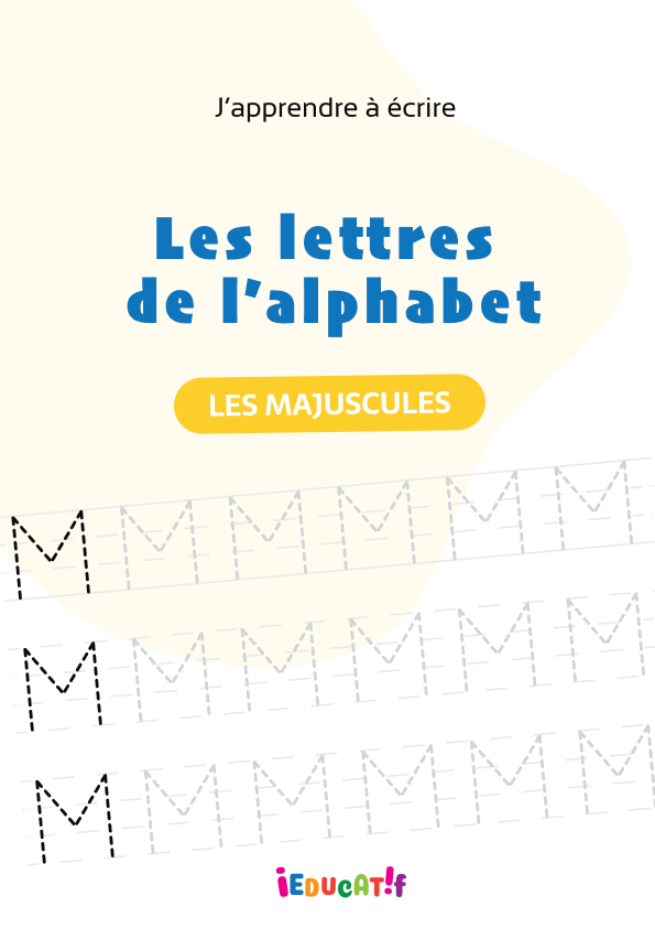 Lettres de l’alphabet en majuscule et minuscule à imprimer